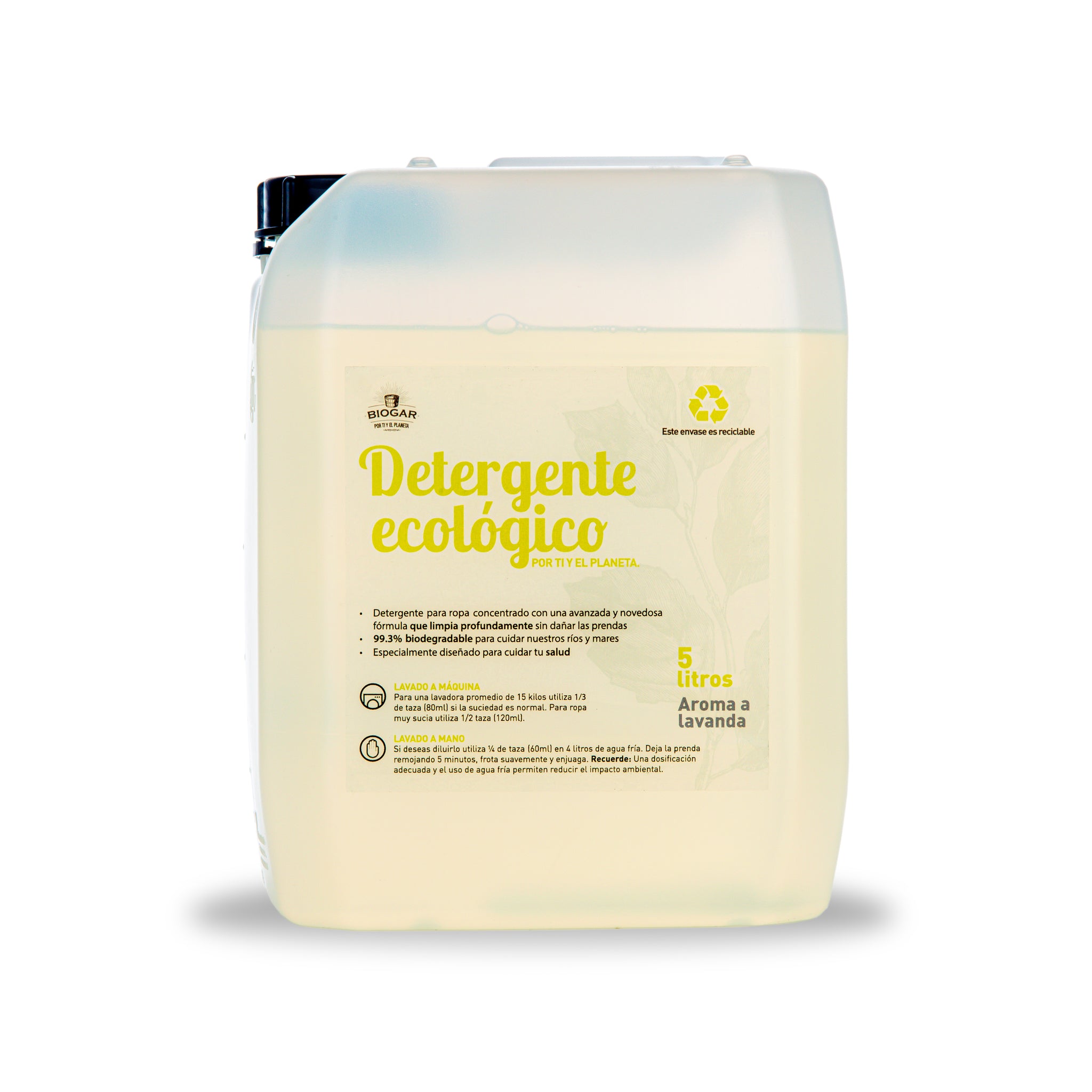 Detergente Ecológico para Ropa – Biogar Cuidado Ambiental